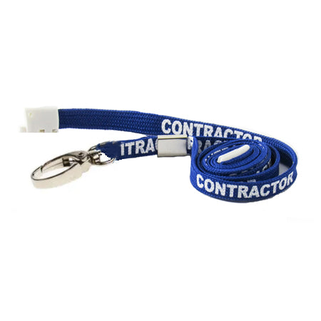 Contractor Pre-Printed Lanyard (per Pack of 5 | $0.85 ea ...